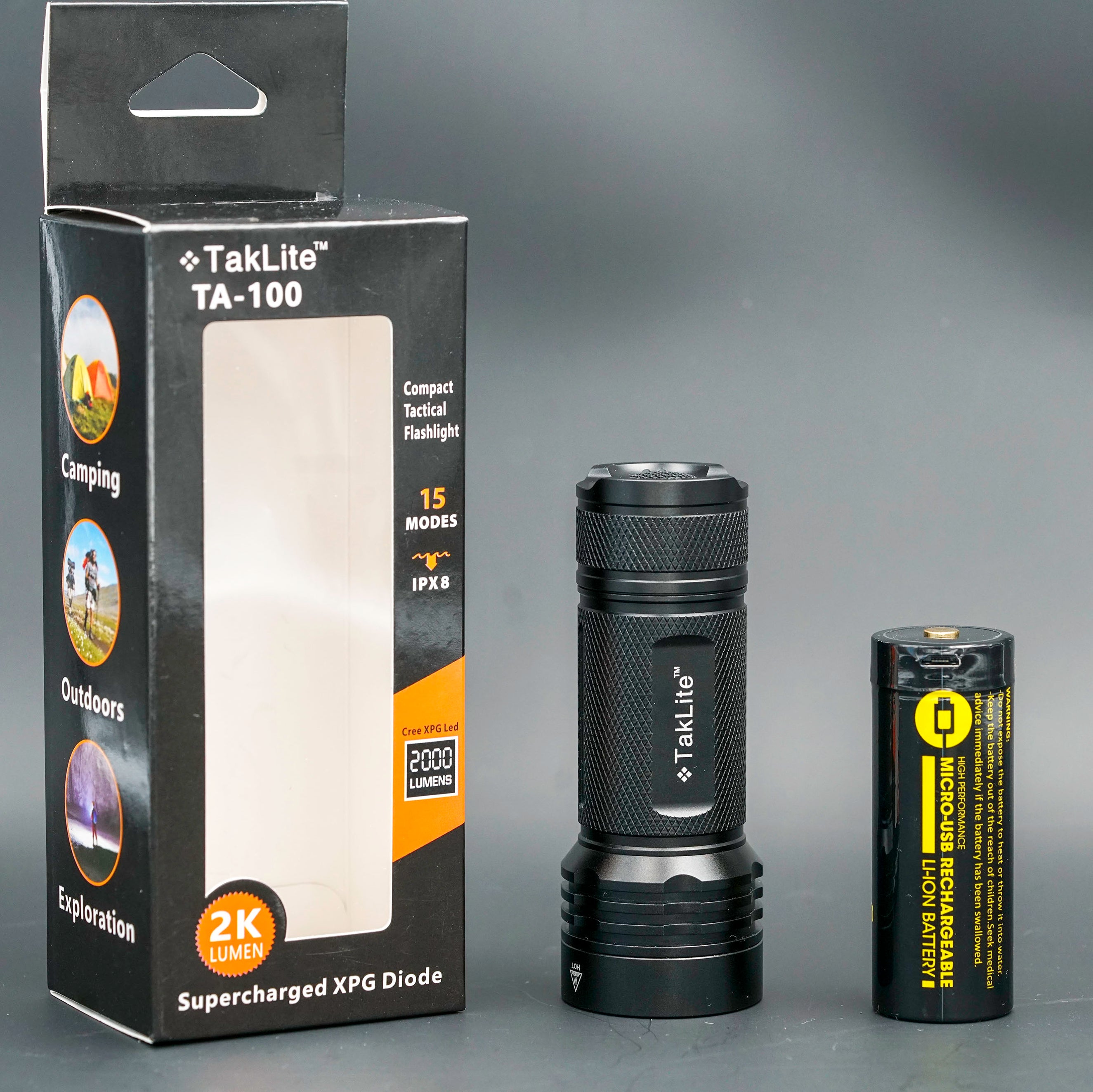 TakLite TA-100 LED Flashlight — TAKLITE®